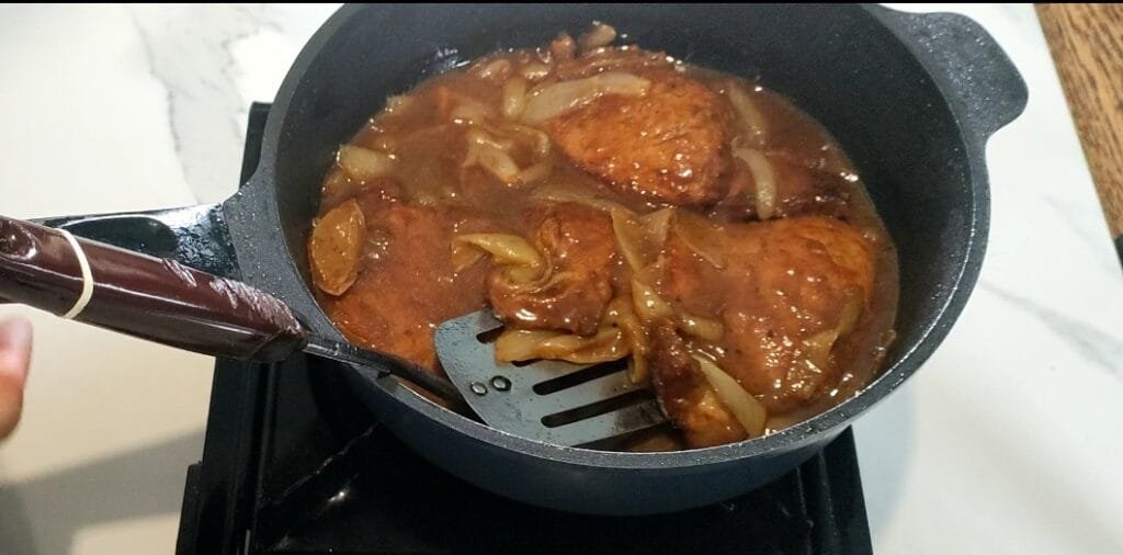 How to Make Chinese Style Soft Pork Loin Steaks with Onion - Cinnamon Gray